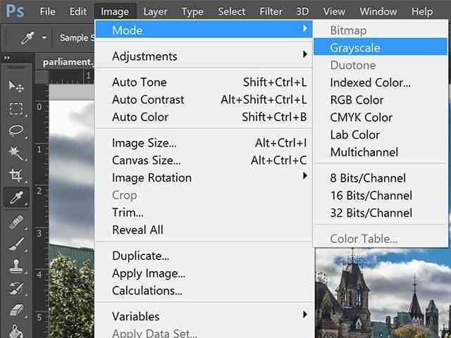 Comment faire pour Convertir une Image en niveaux de Gris dans Photoshop