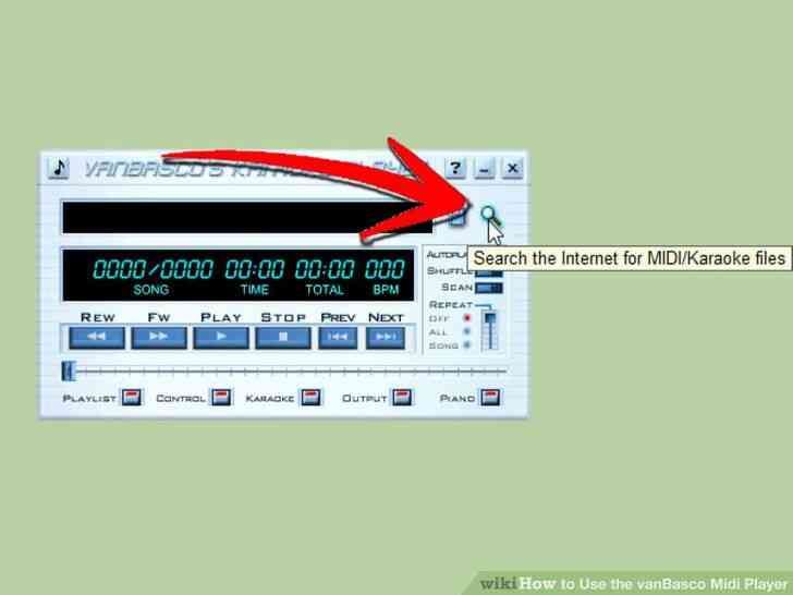 Comment Utiliser le vanBasco Player Midi