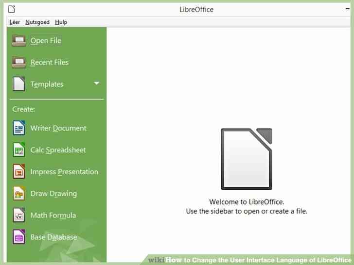 Comment Changer la Langue de l'Interface Utilisateur de LibreOffice