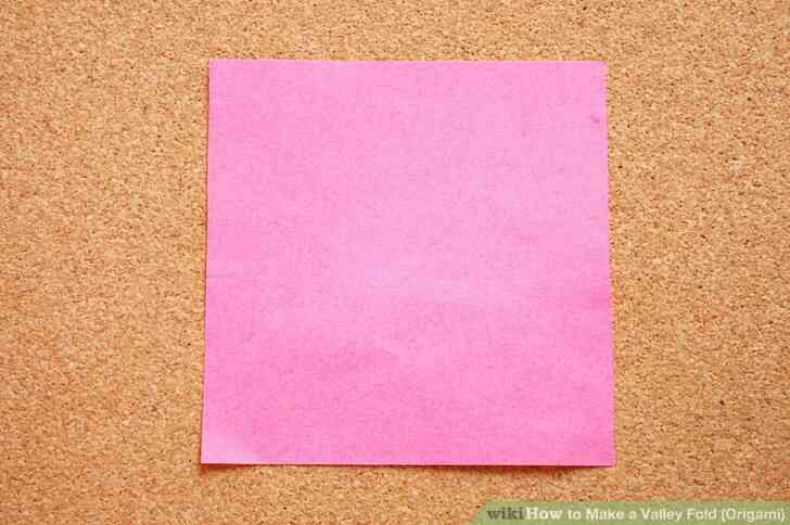 Comment Faire un Pli Vallée (Origami)